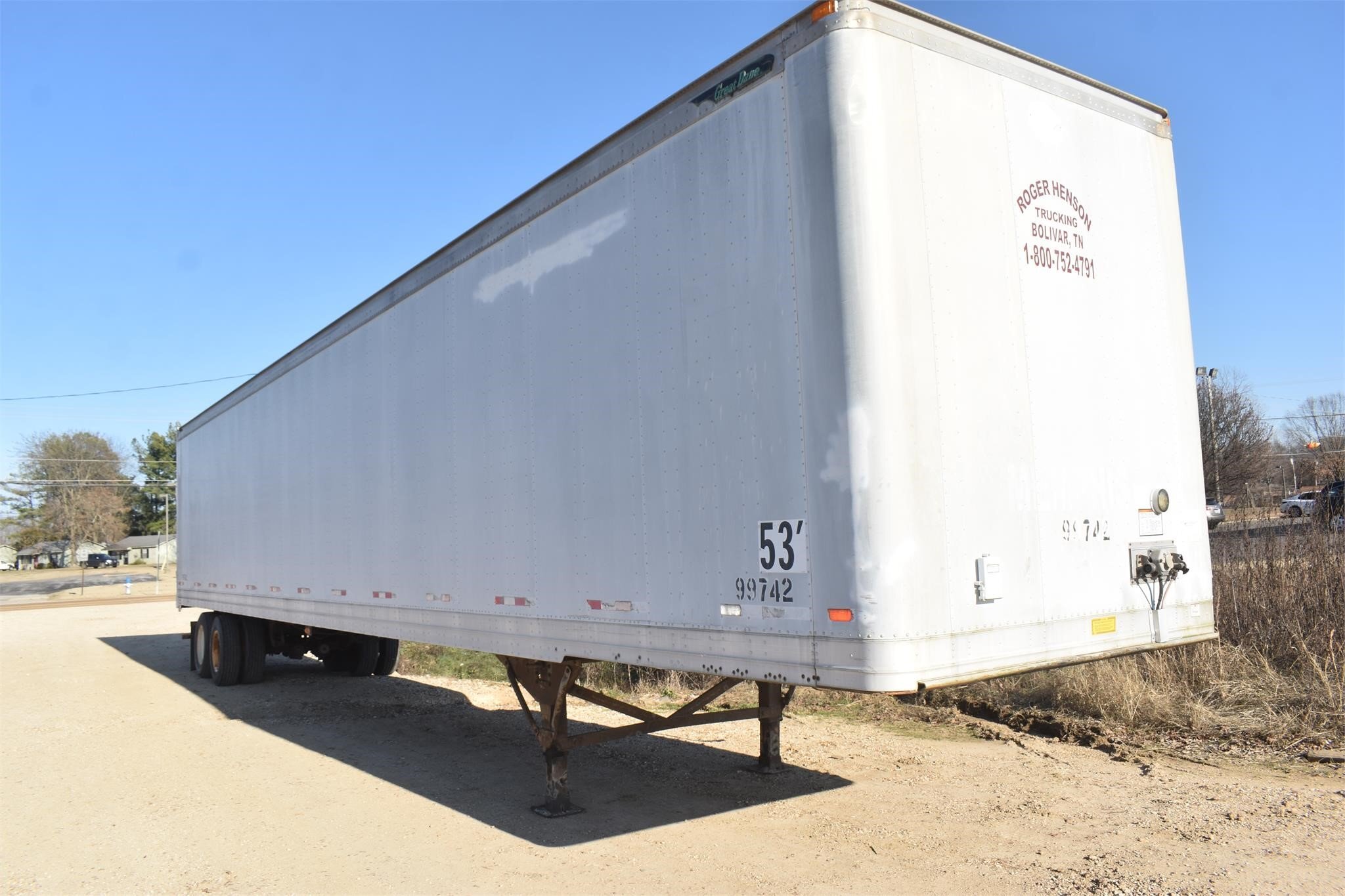 1999 Great Dane 53 Ft Dry Van For Sale in Covington - Commercial Truck ...
